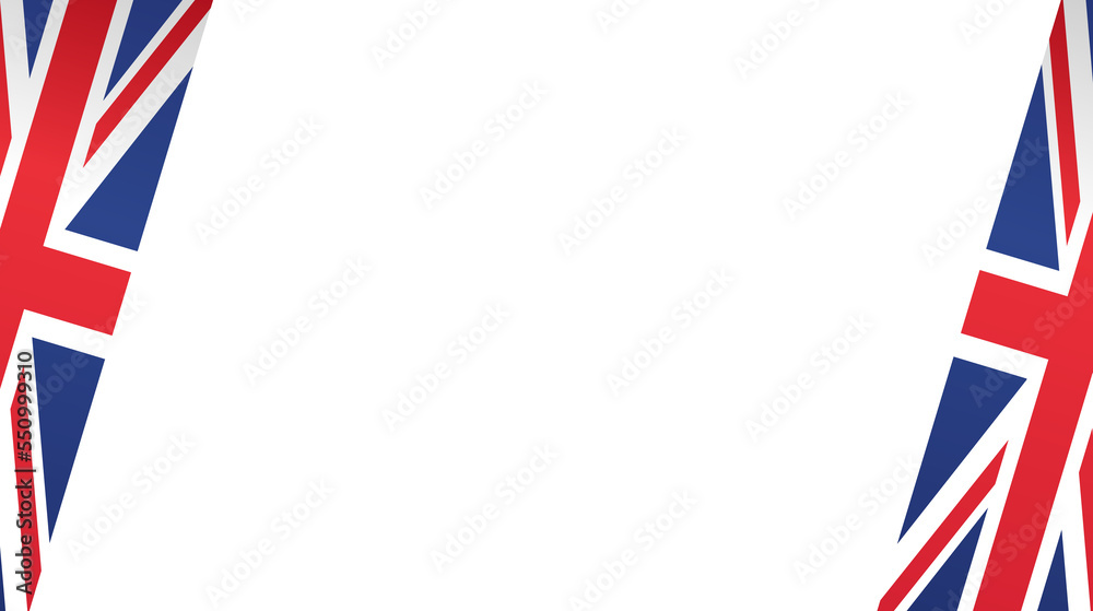 Waving flag of UK isolated on png or transparent background,Symbols of ...