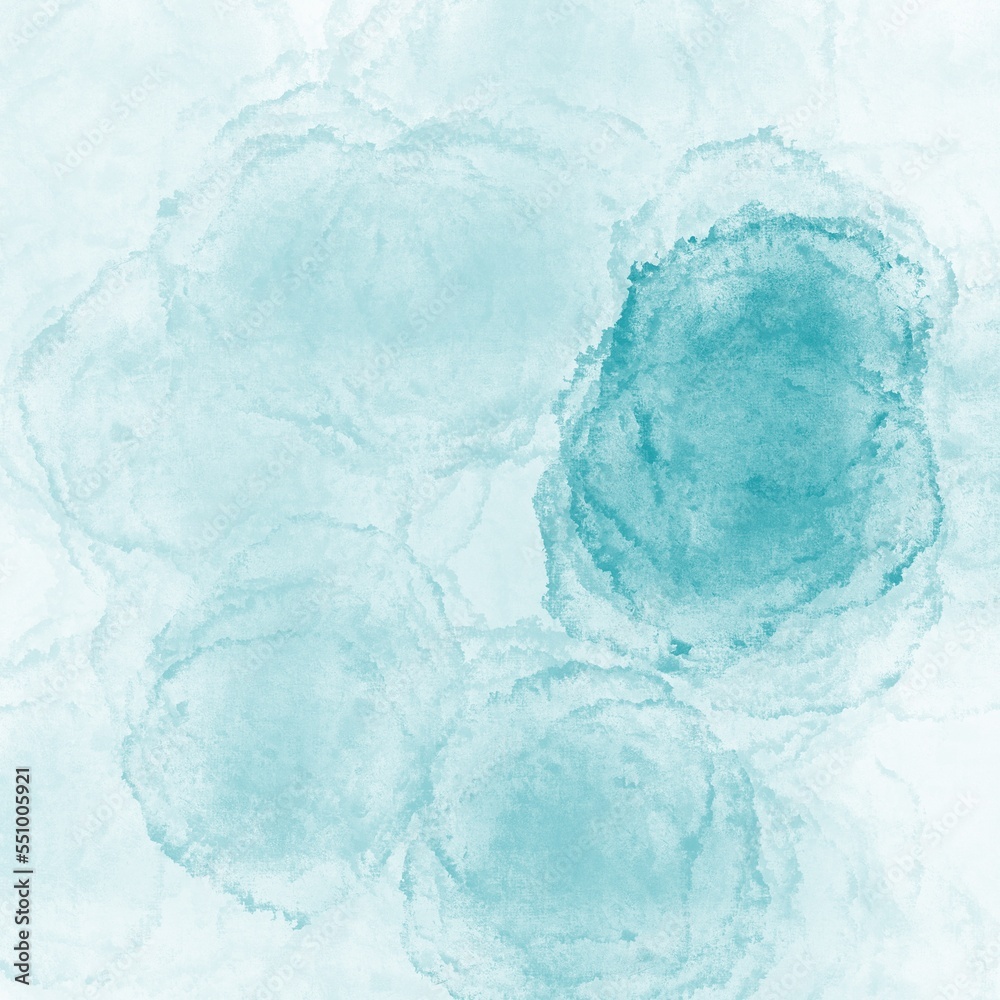 Blue round footprints on a blue background. Embossed circles ...