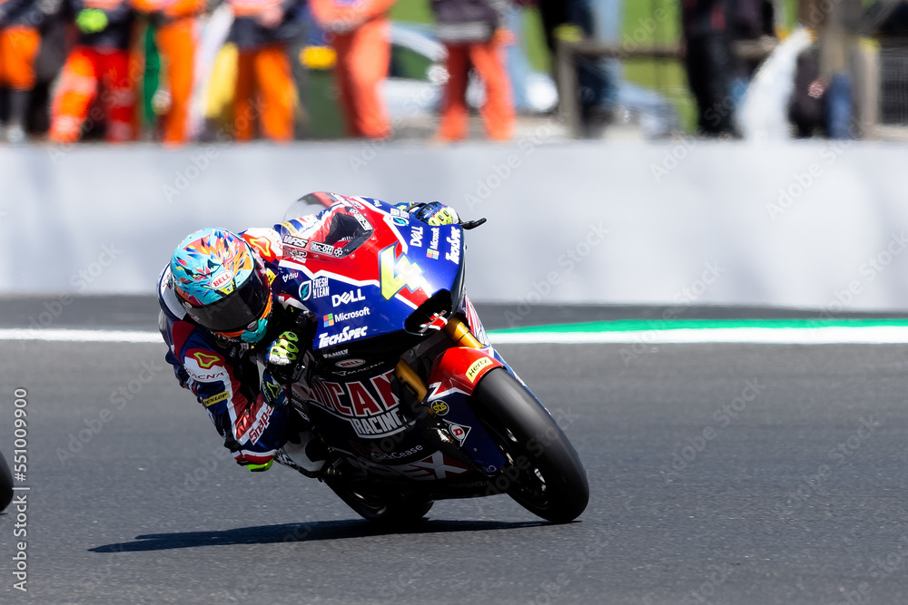 Sean Dylan Kelly of United States on the American Racing Kalex during ...