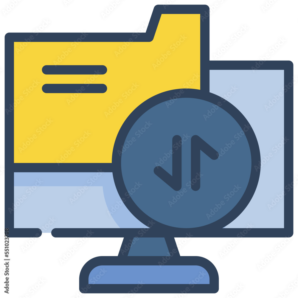 transfered file folder icon filled outline Stock Vector | Adobe Stock