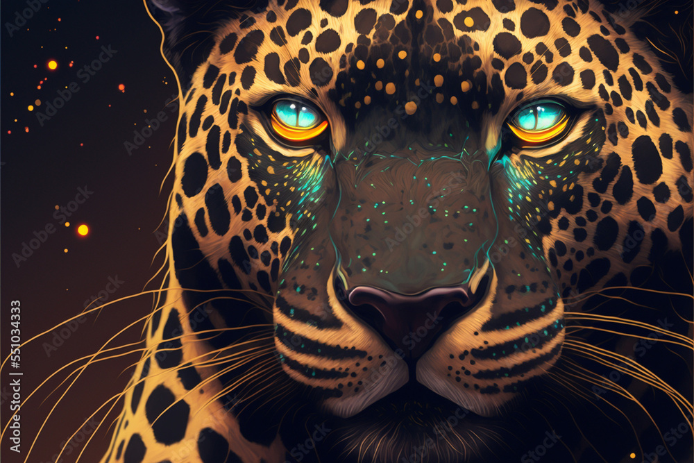 Leopard Animal Face