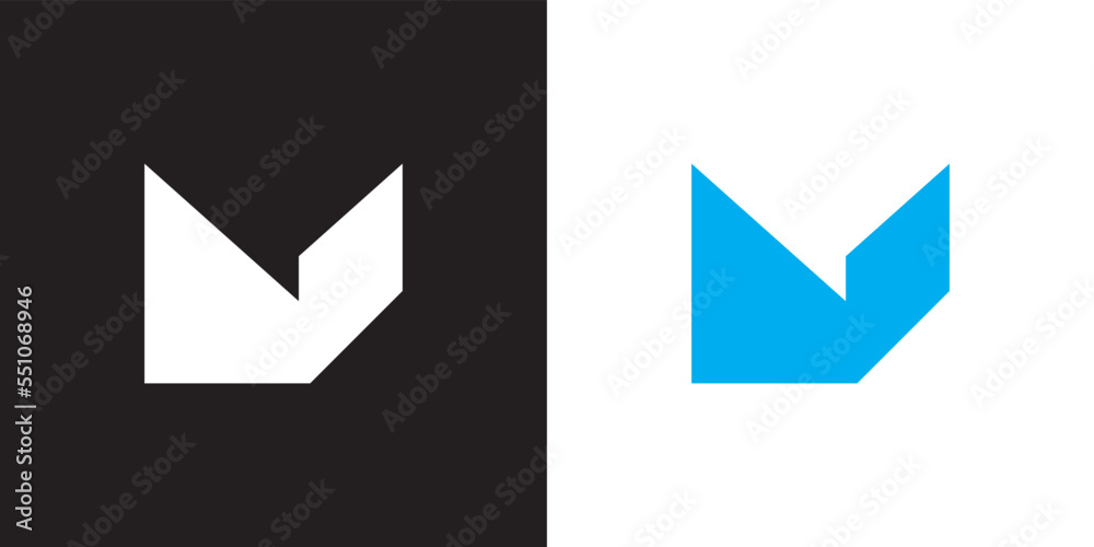 Minimal ML logo. Icon of a LM letter on a luxury background. Logo idea ...