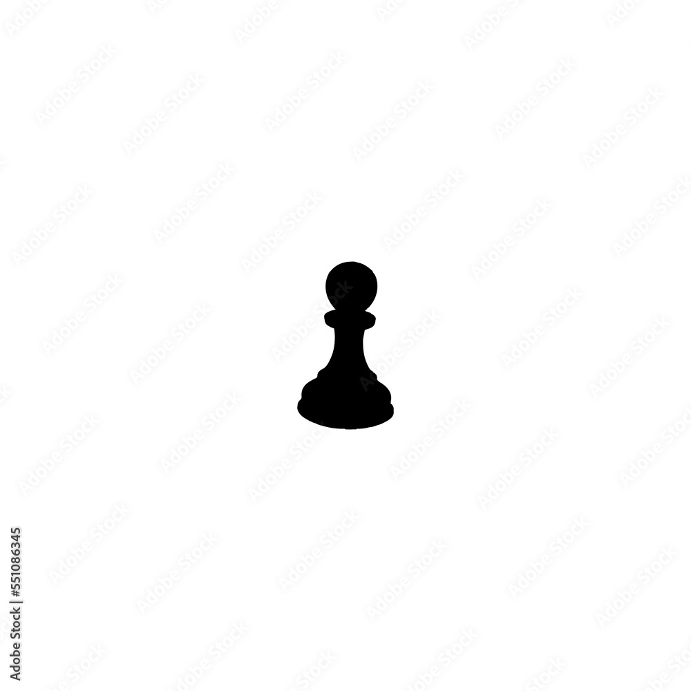Chess icon. Simple style chess tournament poster background symbol ...