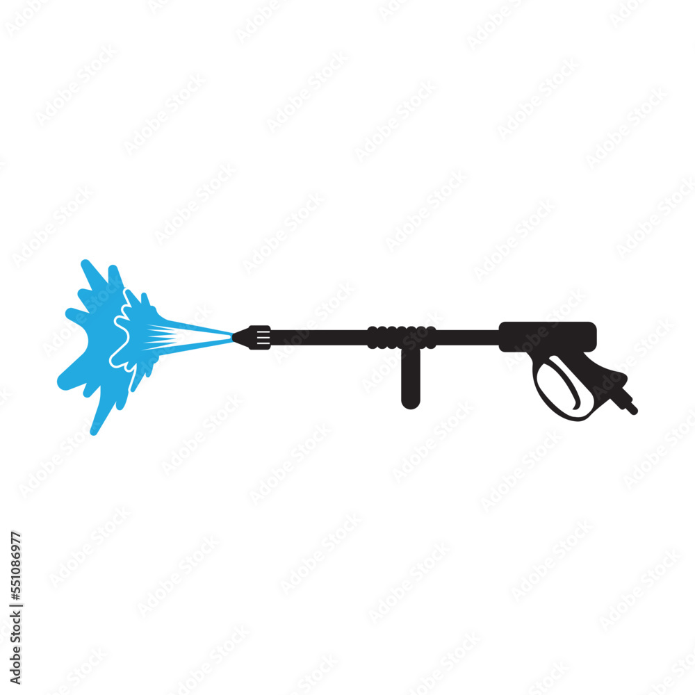 Pressure washing logo template. Cleaning vector design. Stock Vector ...