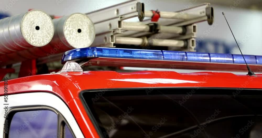 Video Stock firefighter Car Flashers, crews battling apartment complex ...