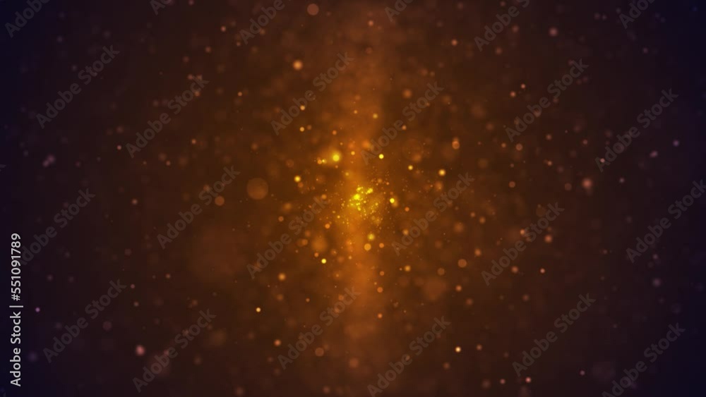 Gold particles abstract 4k background Stock Video | Adobe Stock