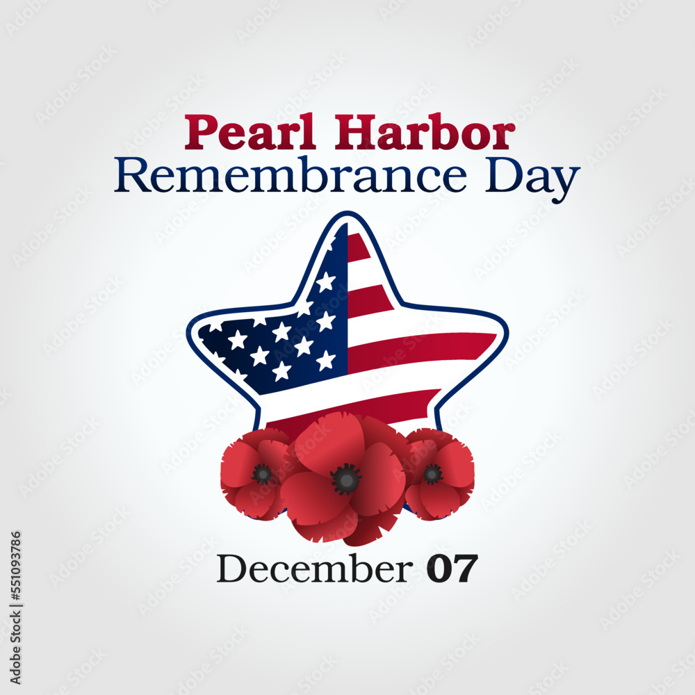 vector graphic of pearl harbor remembrance day good for pearl harbor ...