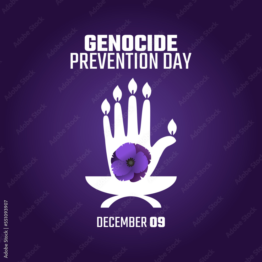 vector graphic of genocide prevention day good for genocide prevention ...