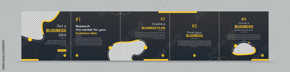 Set of editable social media instagram carousel post, Instagram ...