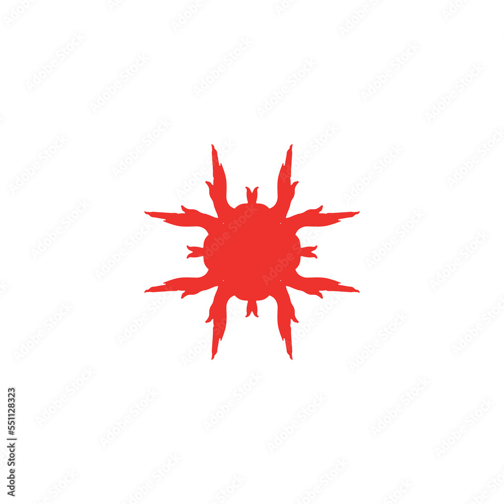 Cancer virus icon. Simple style awareness against cancer poster ...