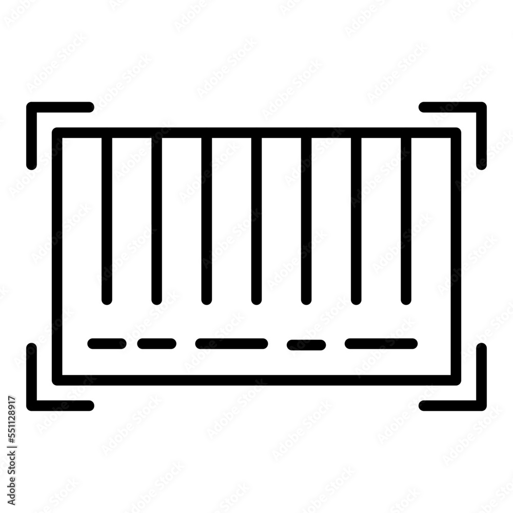 Serial Number Icon Style Stock Vector | Adobe Stock