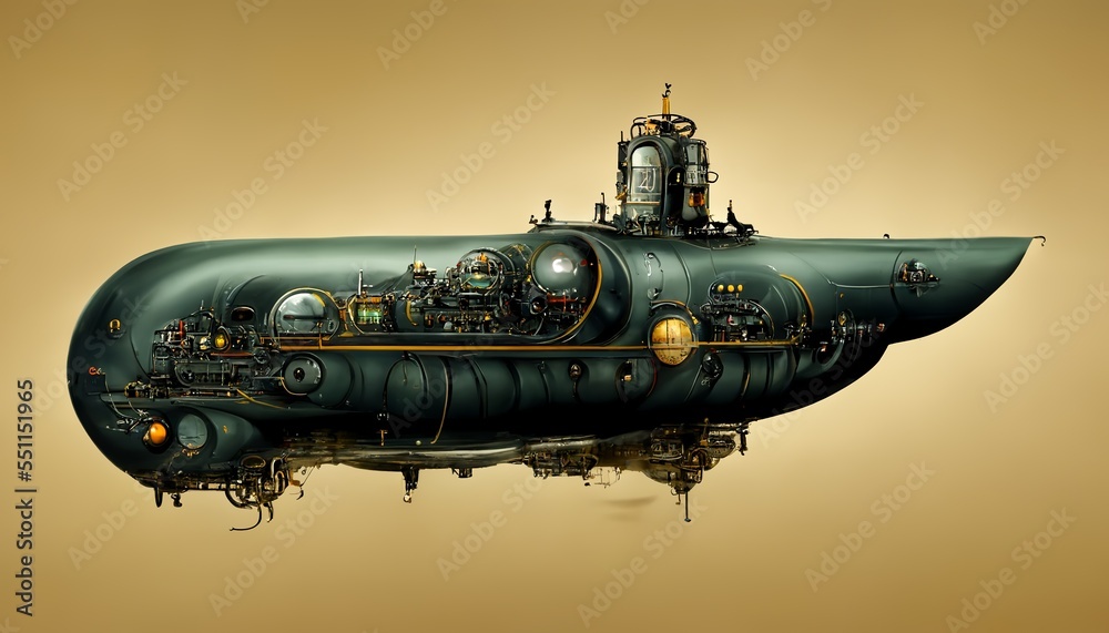 Steampunk Submarine