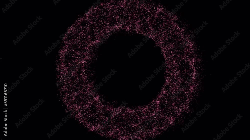 Video „luminous shimmer swirling particles. Bright flying sparks of ...