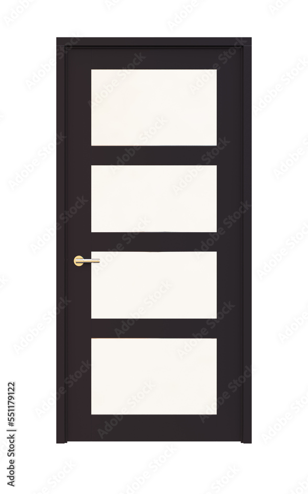 dark grey door isolated on PNG transparent background Stock ...