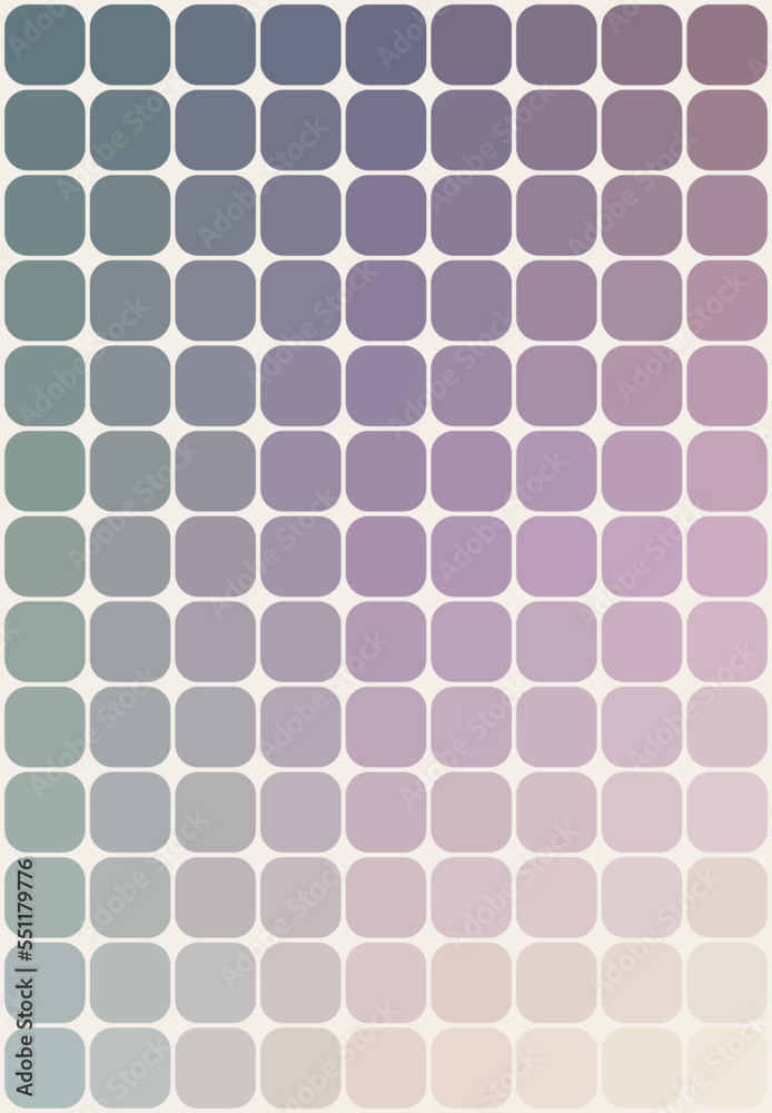 Abstract background with pastel mosaic pattern. Square shape with ...