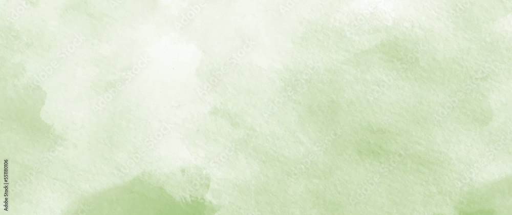 Green background watercolor vector texture for poster, cover, banner ...