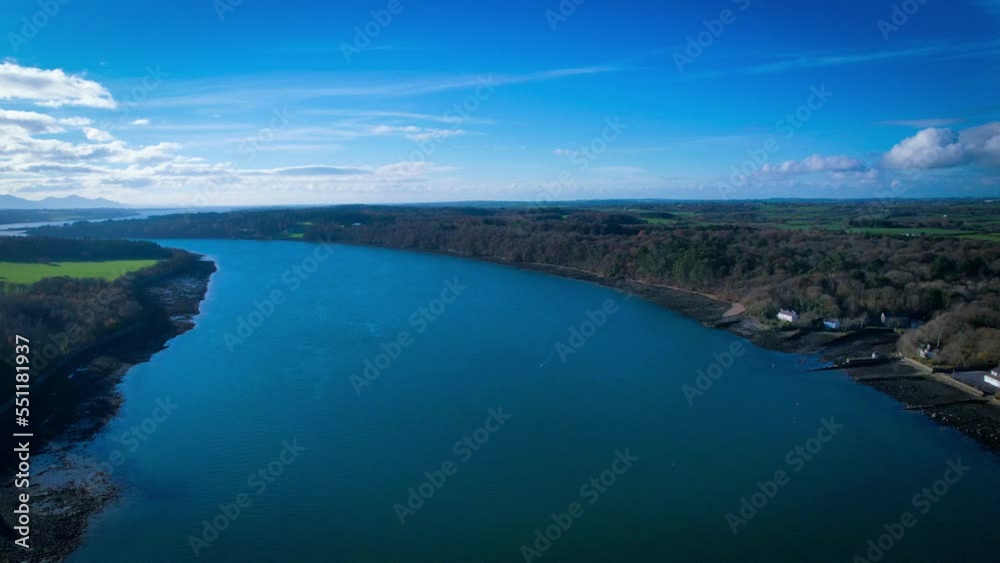 Pont Britannia, Britannia Bridge. Menai Straits, Separating mainland ...