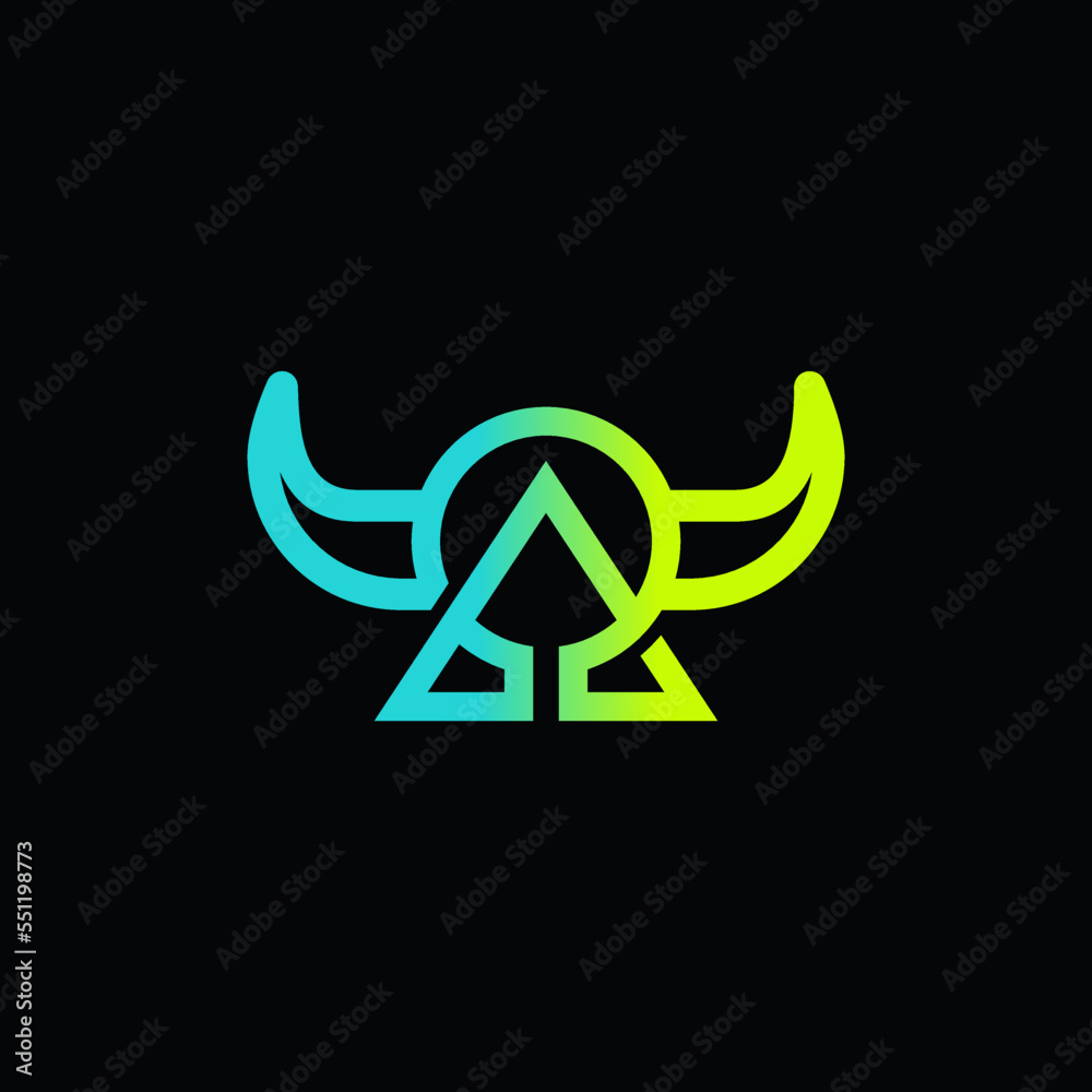 The monogram is the gama coding and hornet. Elegant and outline. Stock ...