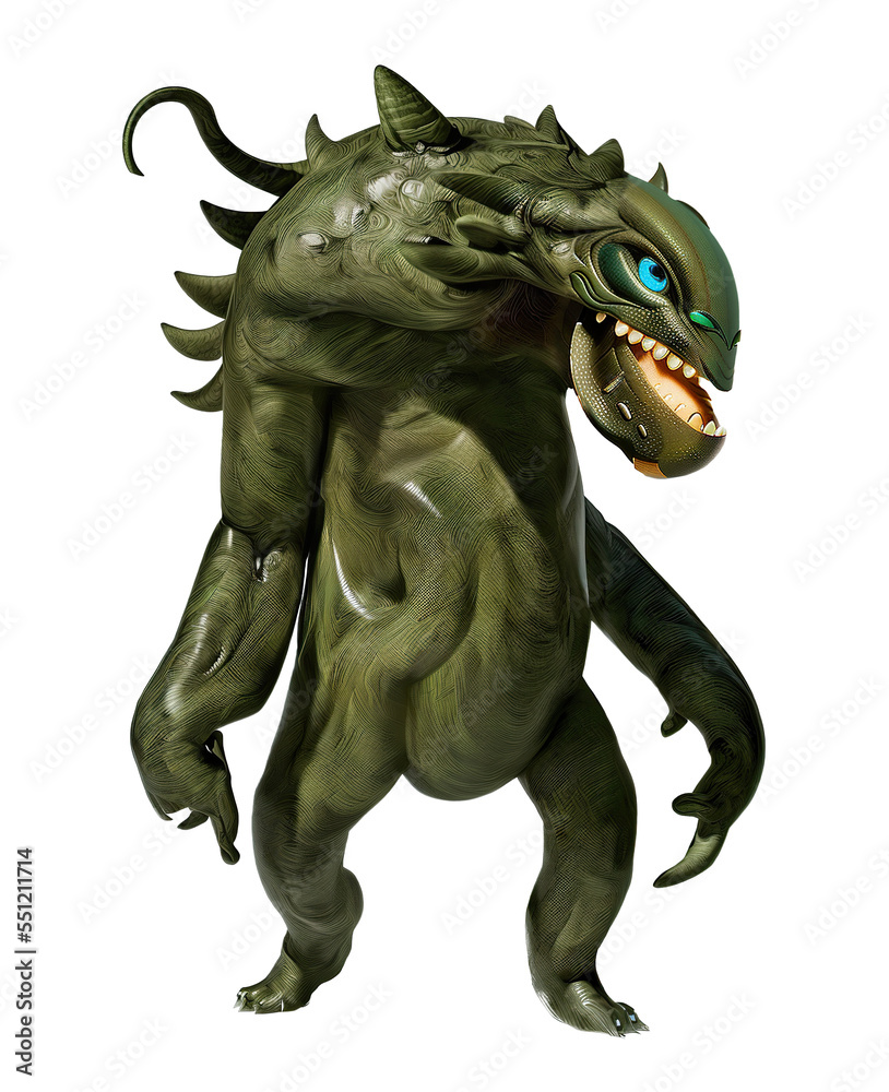 reptilian Monster illustration transparent background png fantasy scifi ...