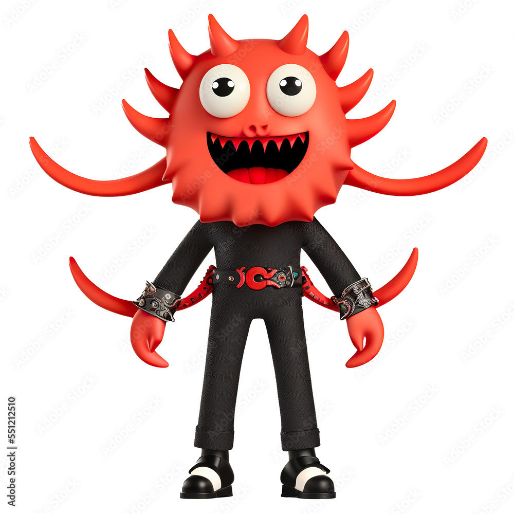 Monster funny cool cute illustration transparent background png fantasy ...