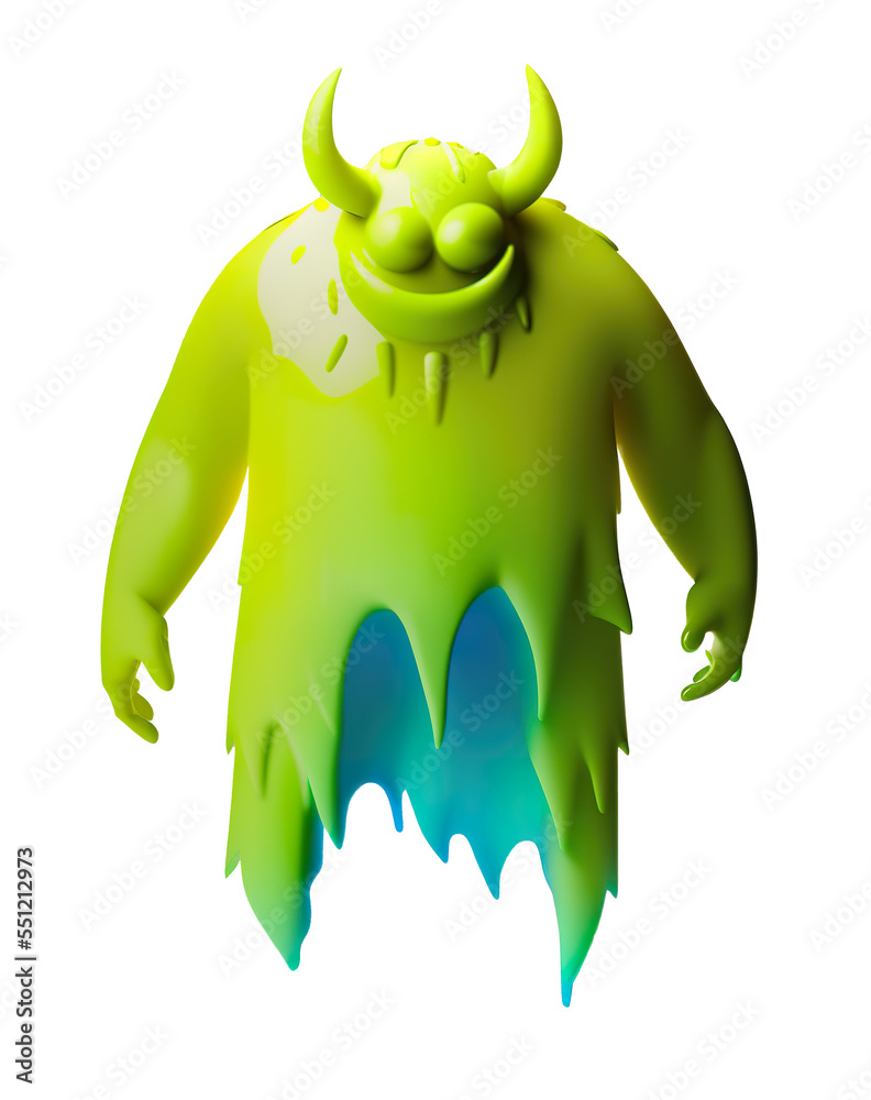 glowing hovering alien ghost Monster illustration transparent ...