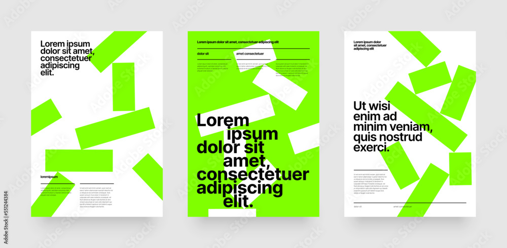 Simple vector layout template for events, companies or any business ...