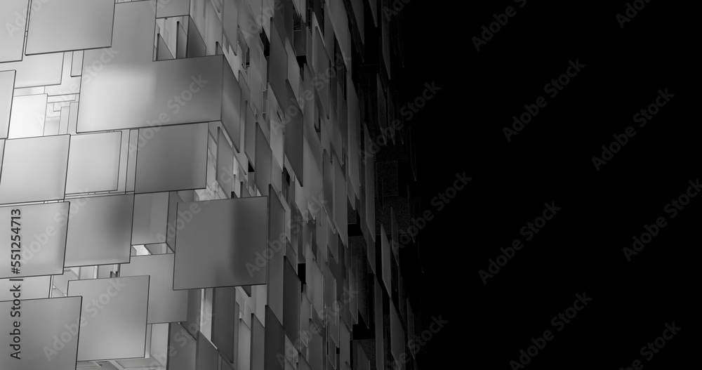background of 3d glass blocks made in blender Stock-Illustration ...