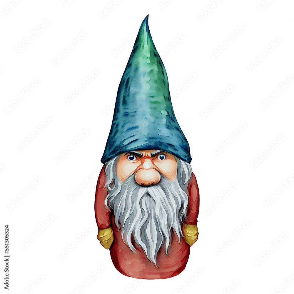 Angry Gnome/Dwarf Fantasy Creature Digital Art By Winters860 Isolated ...
