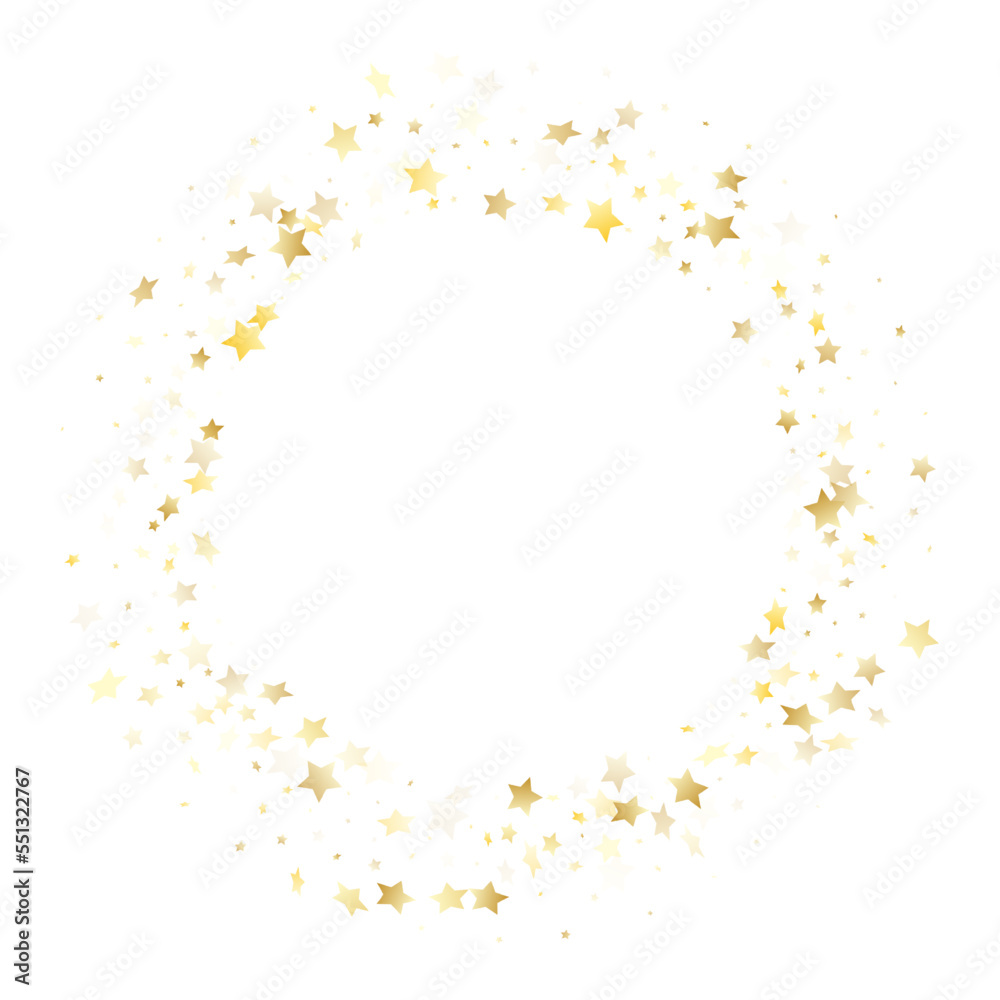 Flying gold star sparkle vector with white background. Stock Vector ...
