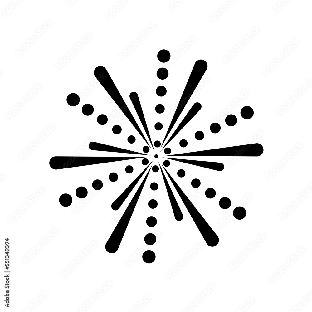 fireworks silhouette png file Stock Illustration | Adobe Stock