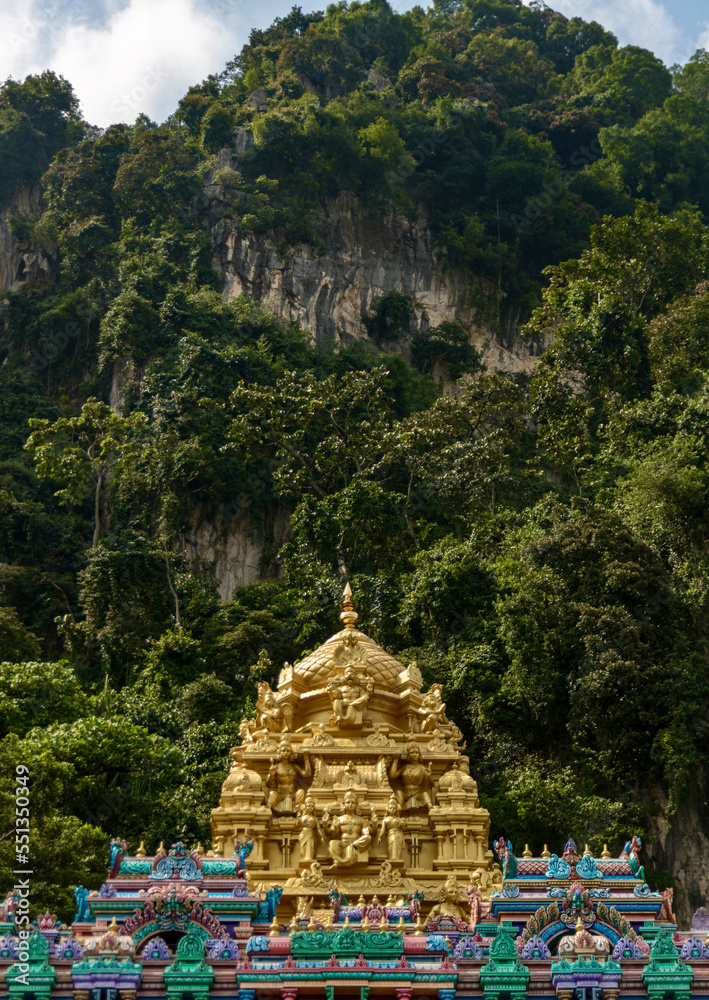 Hindu temple at Batu Caves in Kuala Lumpur Malaysia Stock Photo | Adobe ...