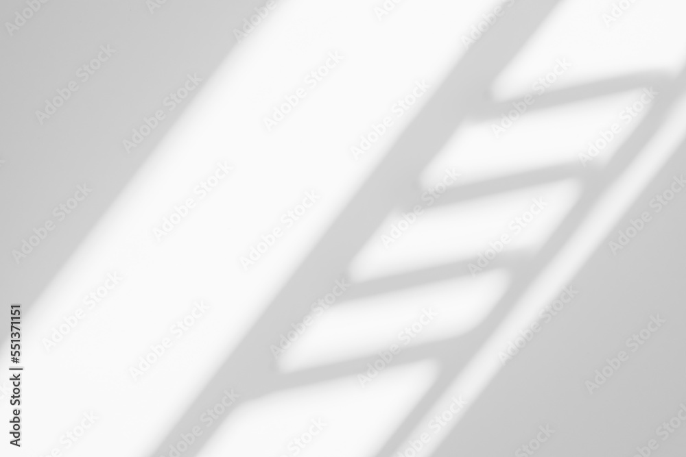 Gray shadow and light blur abstract background on white wall from ...