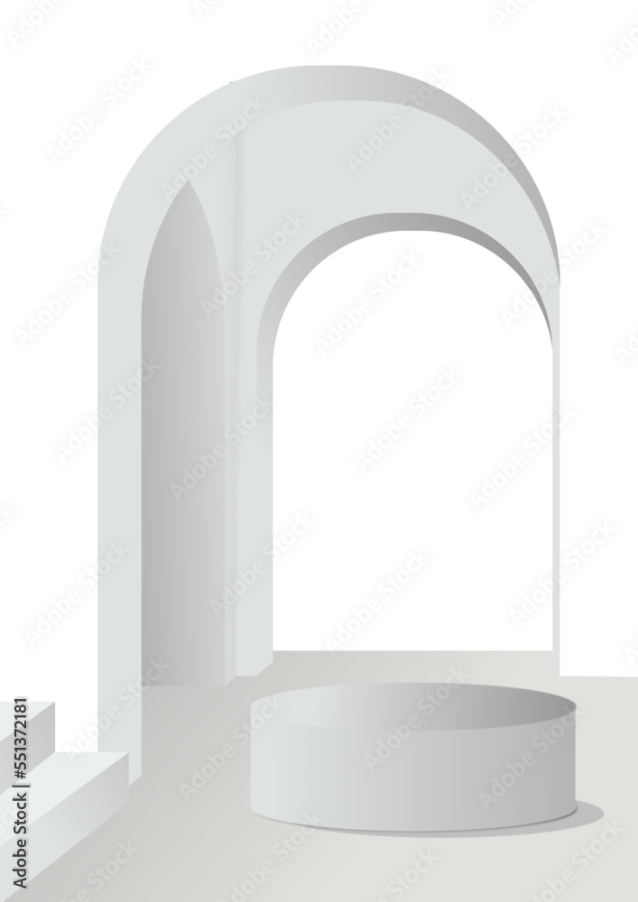 3d Stage background product scene with geometric platform. Stage ...