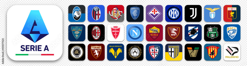 Italian Soccer League Logos