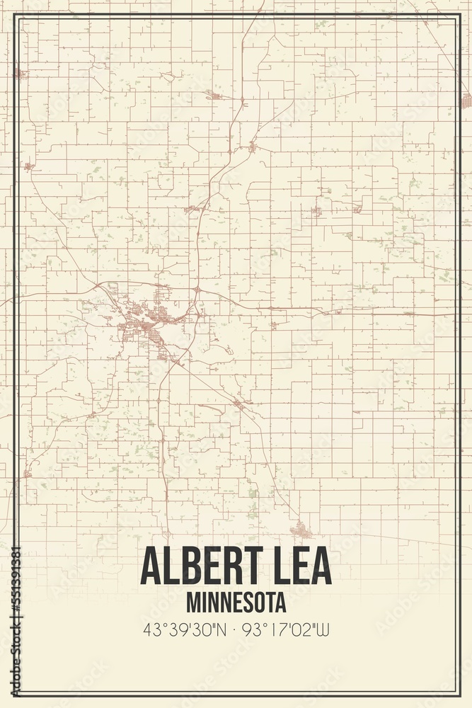 Albert Lea Map