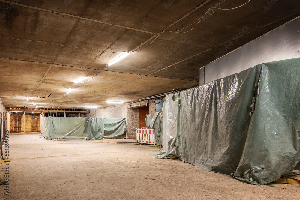 Underground redevelopment modernization, Subway Underpass under ...