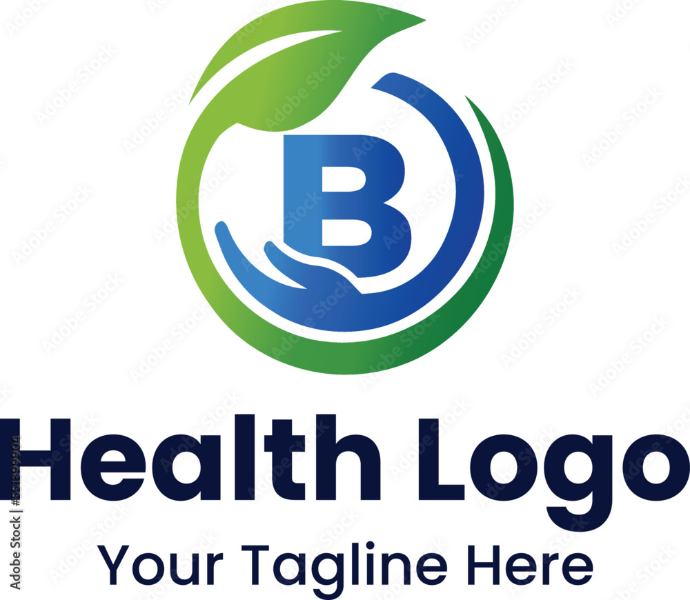 B-letter-Health-care-and-medical-logo-Vectors-&-Illustrations Stock ...