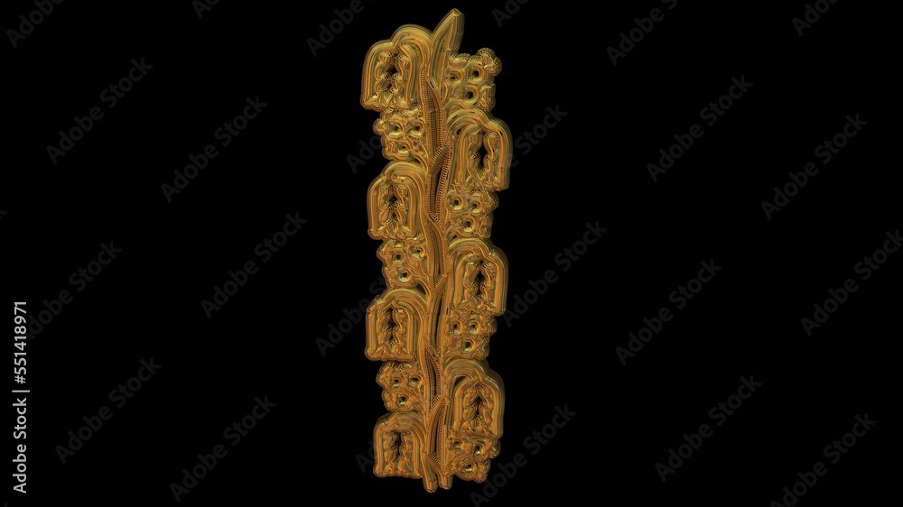 A 3D Illustration of art from the era of the ancient Roman Empire. This ...