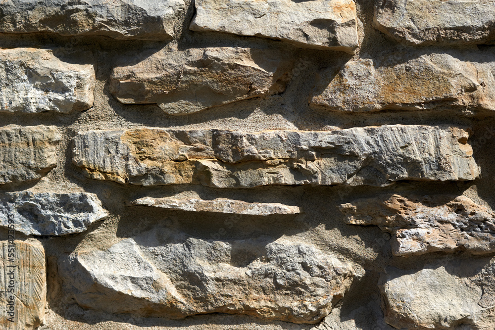 Vintage stone wall, Seamless texture stone wall, Background, Texture ...