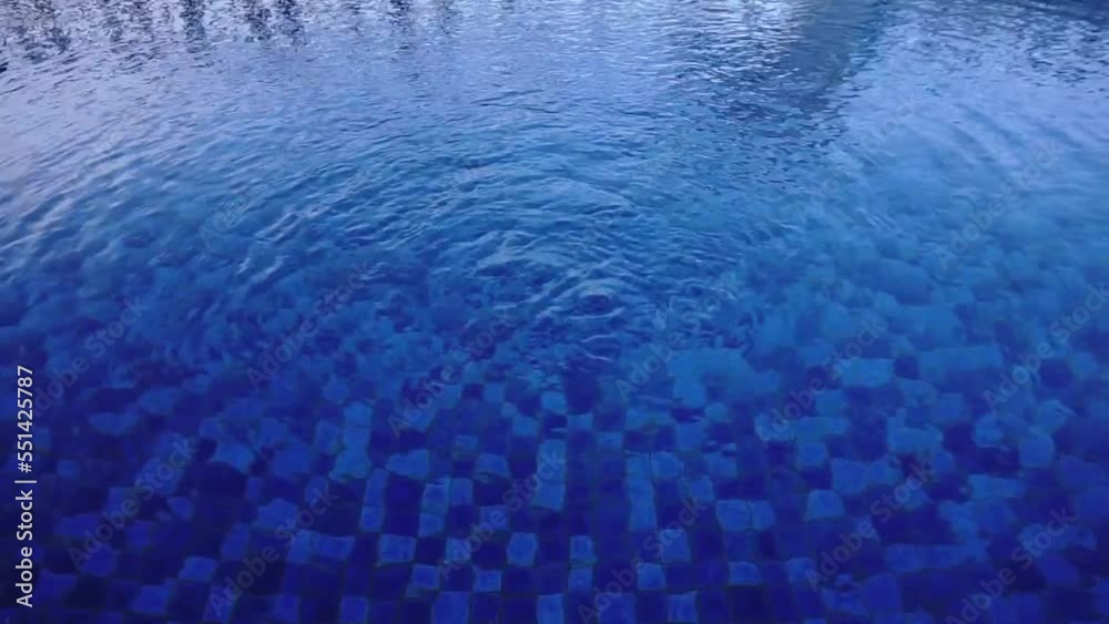 Water surface texture, Twisted water motion and swimming pool waves ...