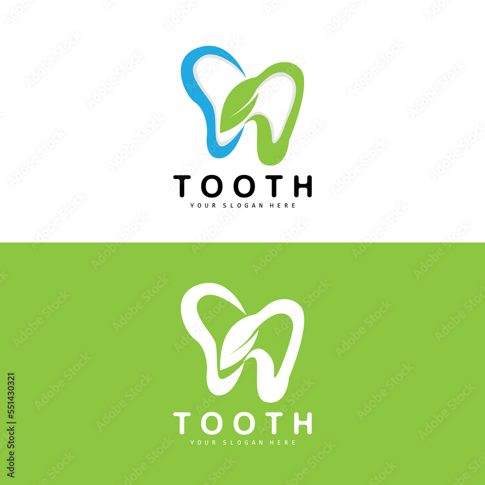 Tooth logo, Dental Health Vector, Care Brand Illustration Stock Vector ...