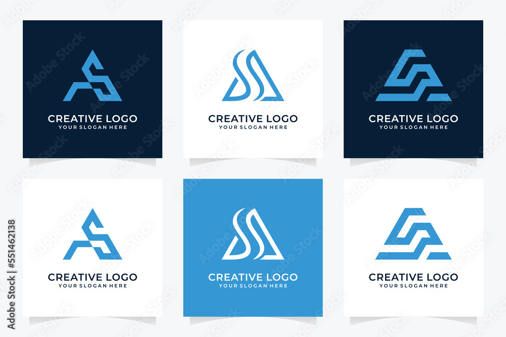 letter as logo design inspiration, logos for business companies ...