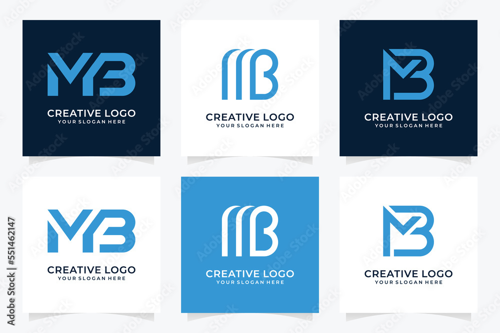 letter mb logo design inspiration, logos for business companies ...