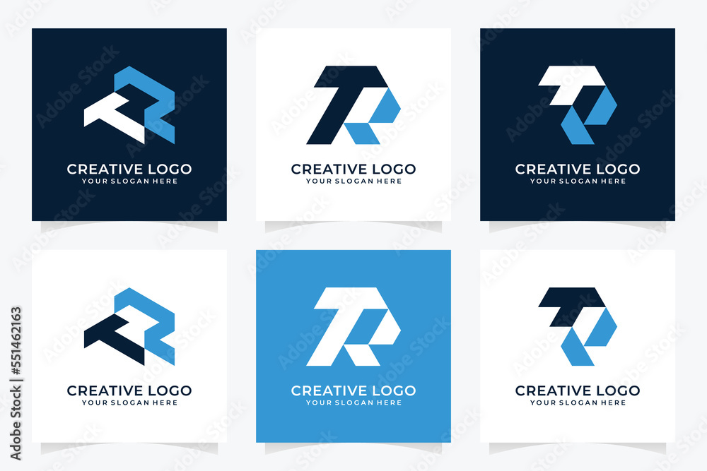 letter Tr logo design inspiration, logos for business companies ...