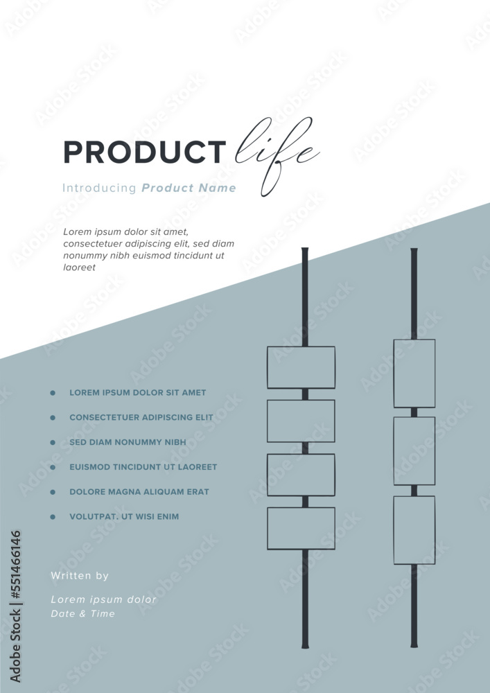 Multipurpose Product Brochure/Flyer/Presentation Layout with Minimal ...