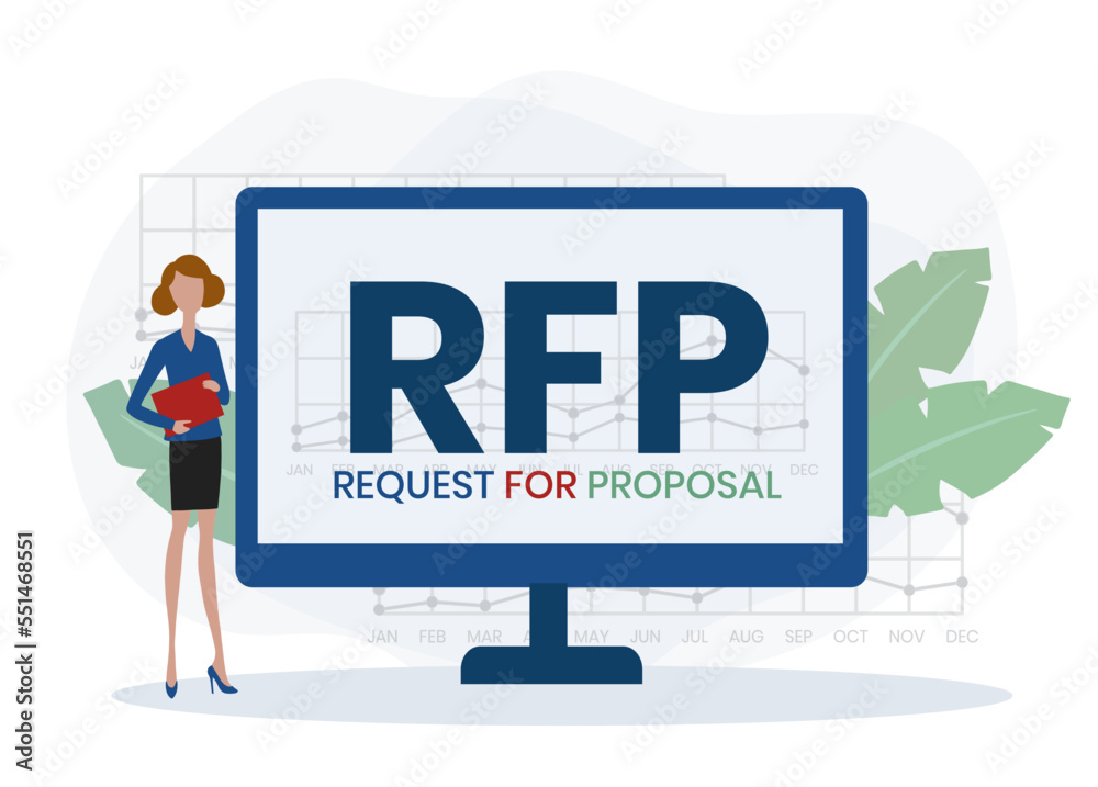RFP - Request For Proposal. acronym, business concept. Vector ...