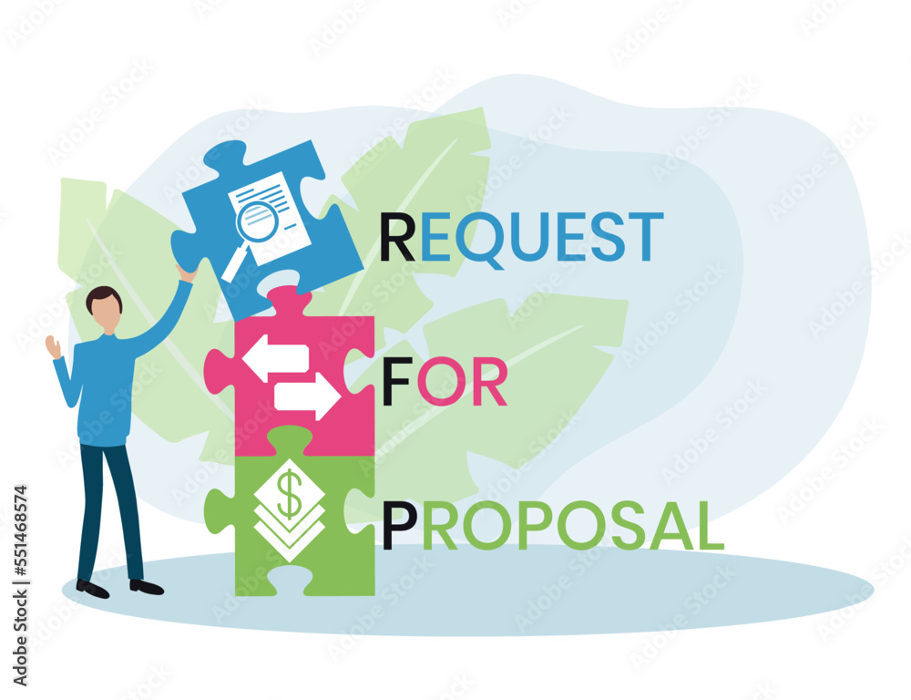 RFP - Request For Proposal. acronym, business concept. Vector ...