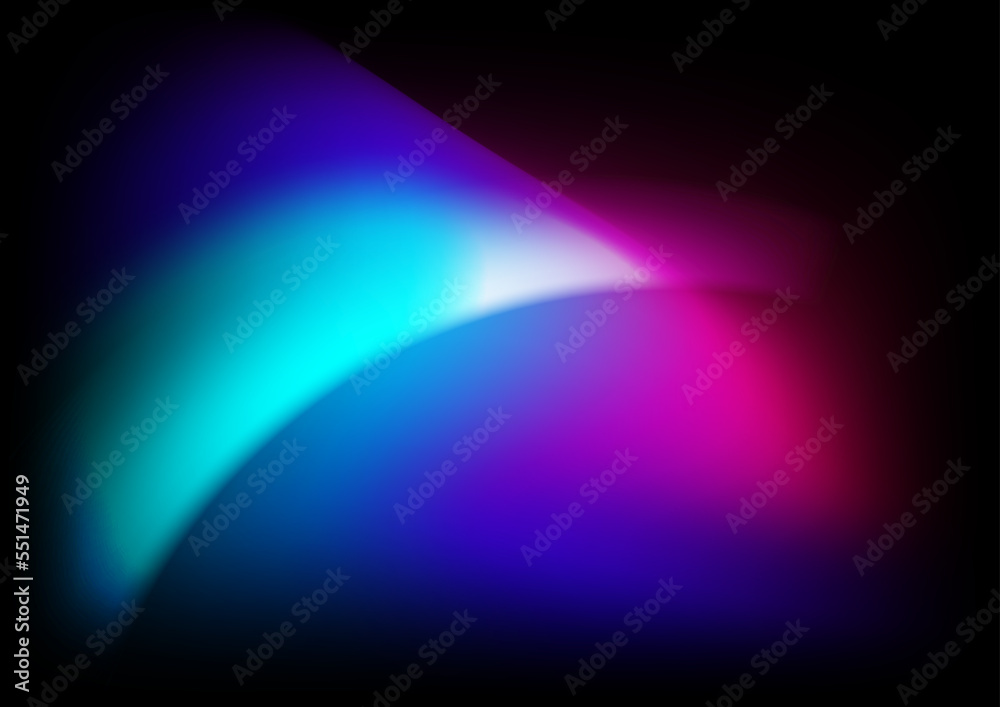 Abstract blue pink purple gradient aurora shapes vector technology ...