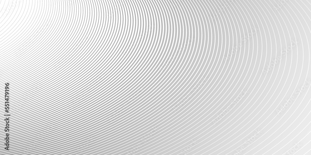 Light grey lines in 3D perspective vector abstract background, dynamic ...