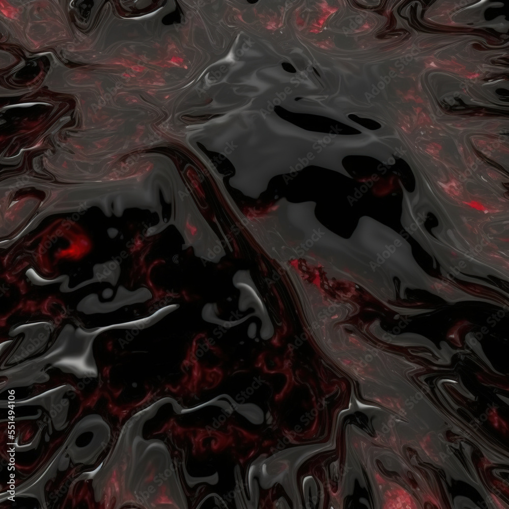 Black stone background with abstract red veins. Stock Illustration ...